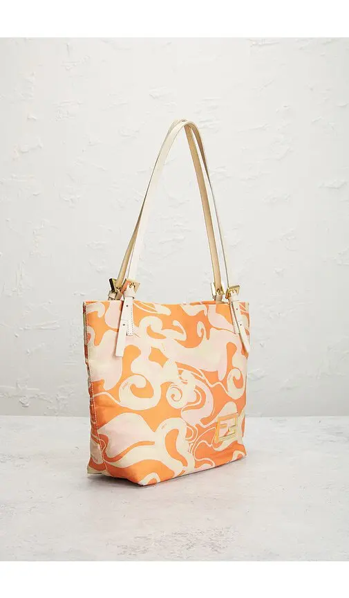 FWRD RENEW Fendi Psychedelic Canvas Tote Bag