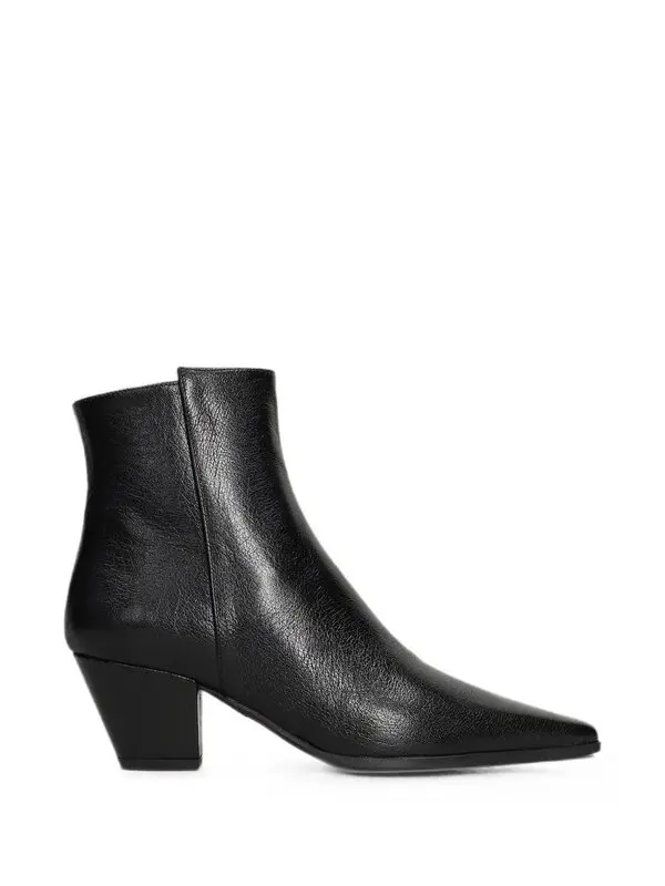 Roberto Festa Milia Pointed-toe Ankle Boots - Black