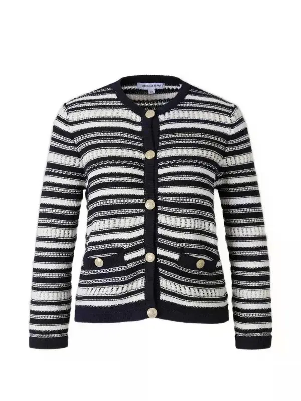 Veronica Beard Bellingham Button-front Cardigan - Blue