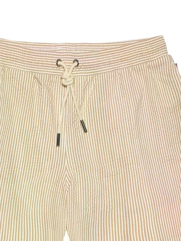 Orlebar Brown Boxer Seersucker Swim Shorts - Neutrals