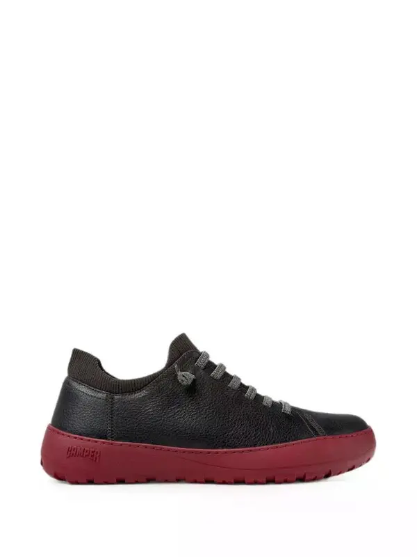 Camper Peu Serra Pebbled-effect Sneakers - Black
