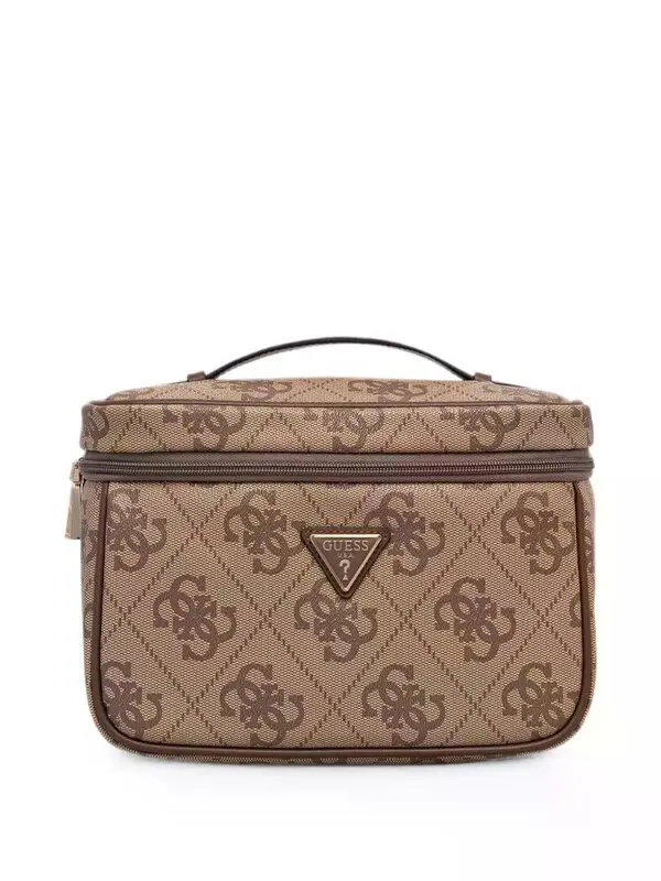 Guess Berta 4g Logo-print Monogram Make Up Bag