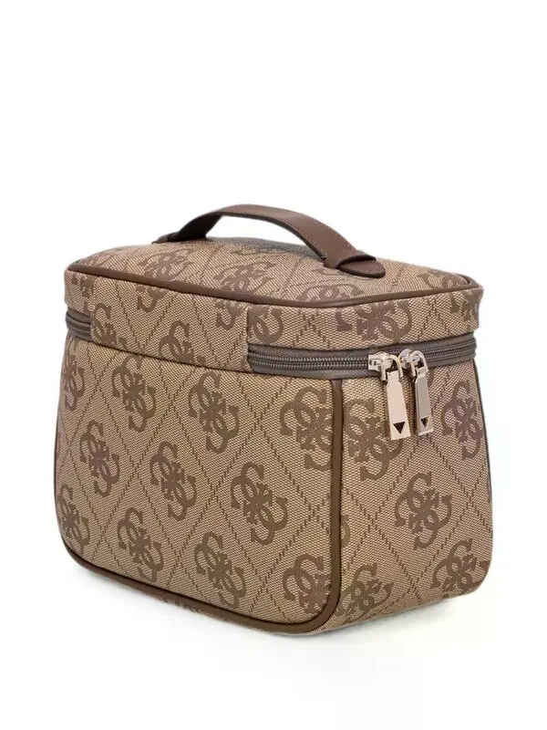 Guess Berta 4g Logo-print Monogram Make Up Bag