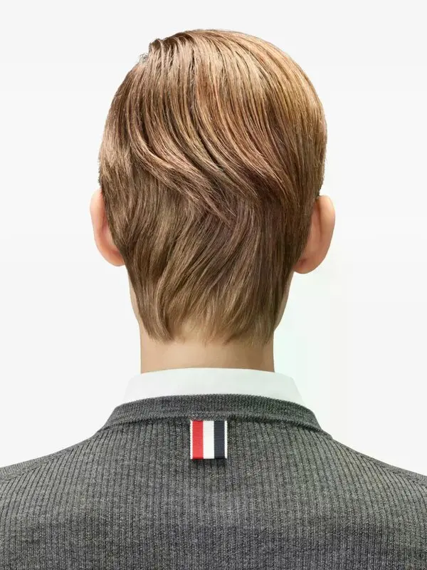 Thom Browne Rib-stitch Wool Cardigan