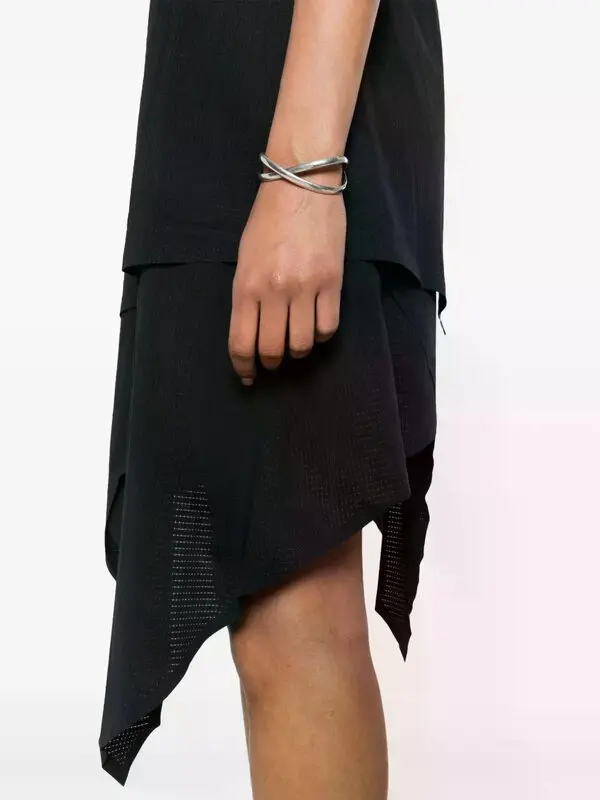 Y3 Layered Asymmetric Mini Dress