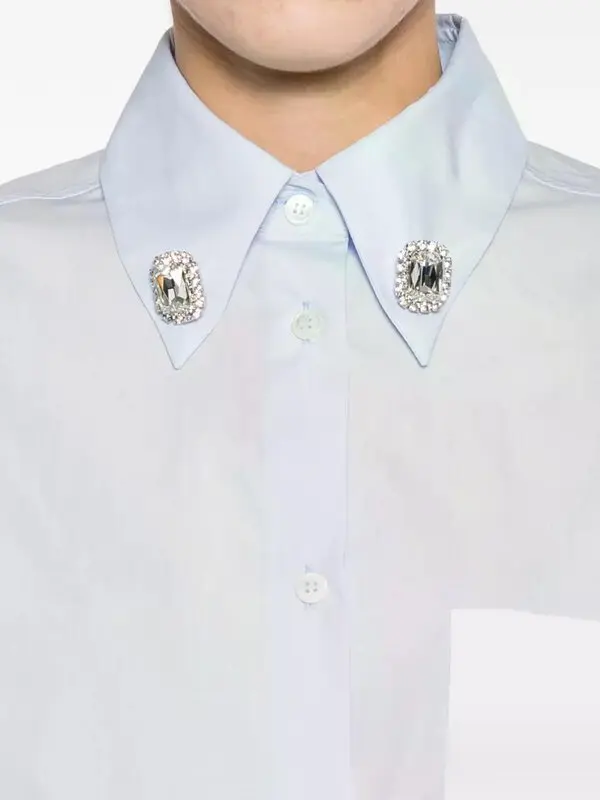N°21 Embellished-collar Shirt