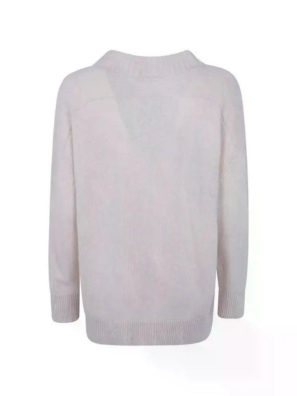 Liviana Conti V-neck Ribbed-trim Sweater