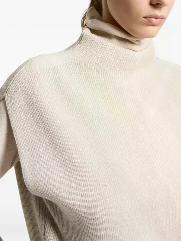 Peserico Ribbed High-neck Jumper