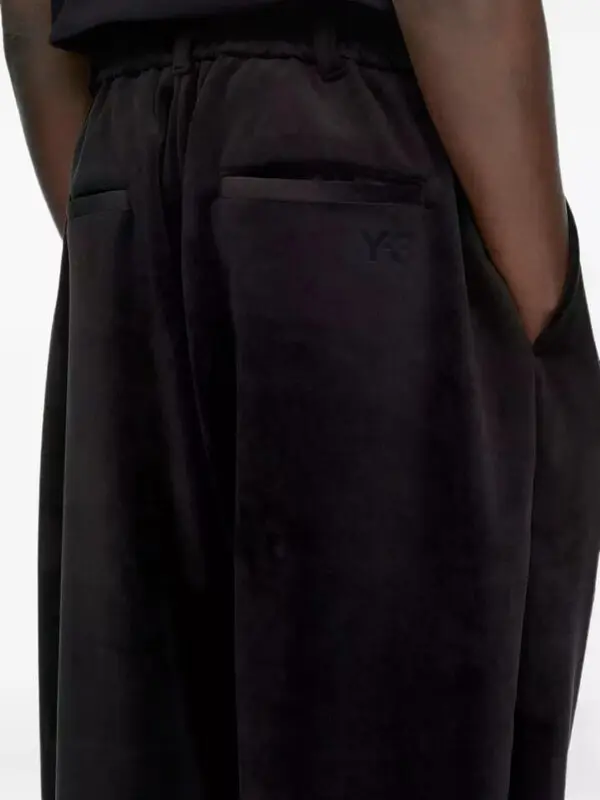 Y3 Velvet Drawstring Trousers