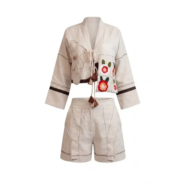 MUDA CLOTHING FZ LLC Neutrals Emily Co-ord Set - Beige