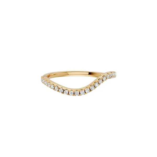 AYA FINE JEWELRY Round Twisted Lab Diamond Infinity Ring - Yellow