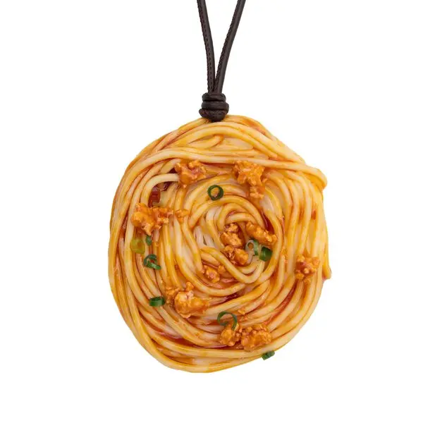 ABSURDE Spaghetti Bag Charm - Black