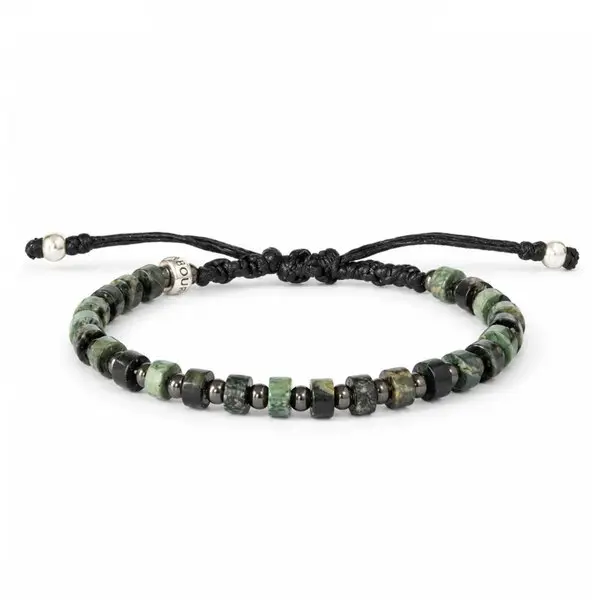 HARBOUR UK Orion Silver Rhyolite Rope Bracelet