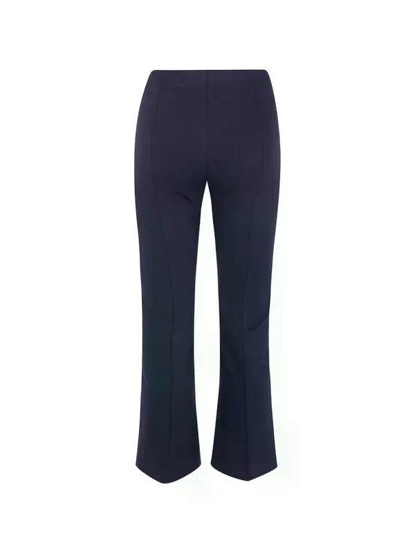 Liviana Conti Pressed-crease Flared Trousers