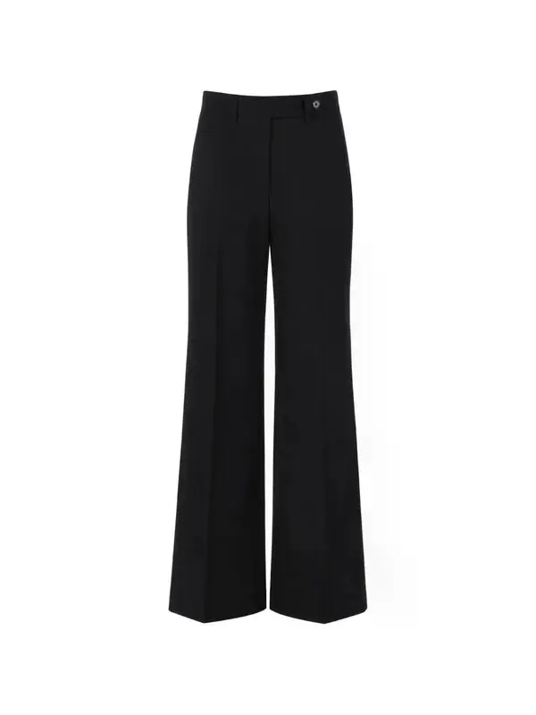 Paul Smith A Suit To Travel In' Pressed-crease Wool Trousers - Black