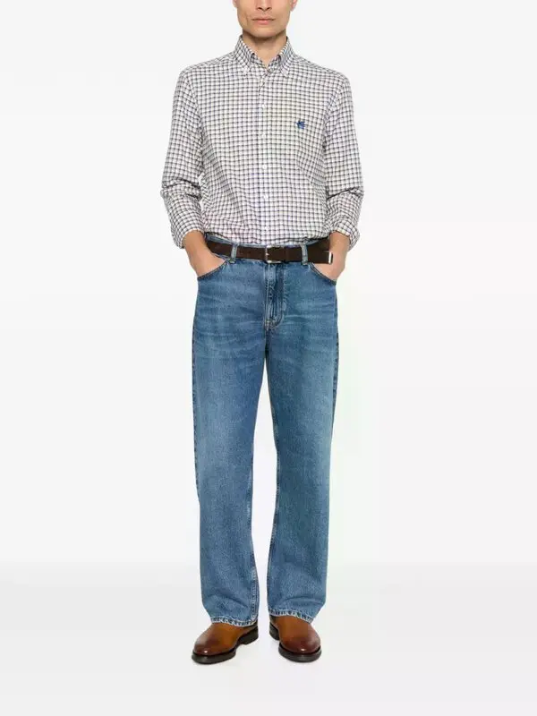 Etro Check-pattern Button-down Shirt