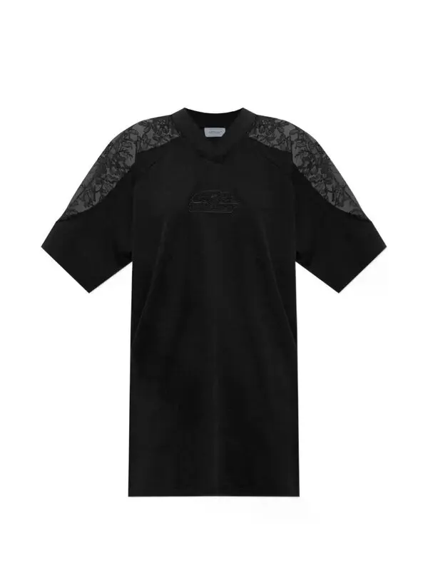 Off-White Lace-panel T-shirt - Black