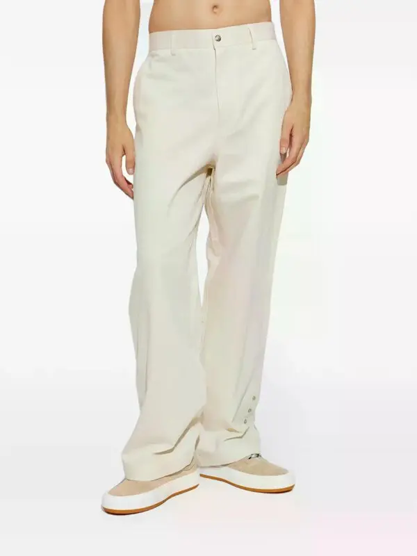 Palm Angels Press-stud Straight-leg Trousers