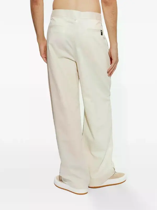 Palm Angels Press-stud Straight-leg Trousers