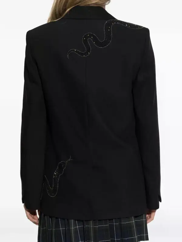 Zadig&Voltaire Vanille Crystal-embellished Blazer