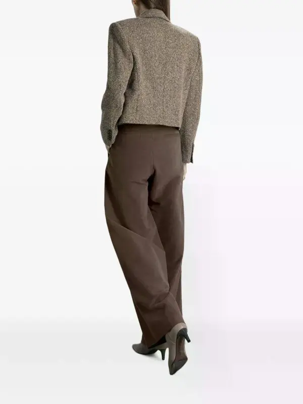 Brunello Cucinelli Moleskin Pleated Trousers