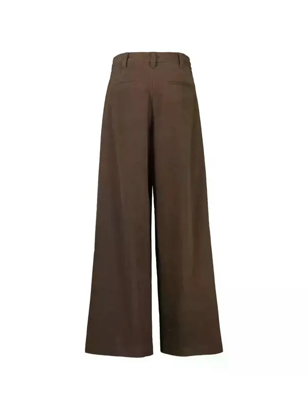 Brunello Cucinelli Moleskin Pleated Trousers