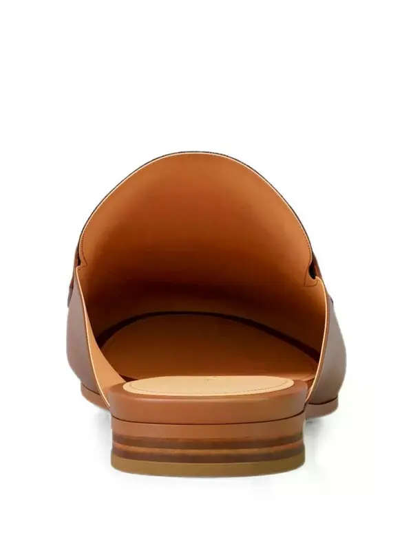 Michael Kors Mckenzie Logo-plaque Leather Mules