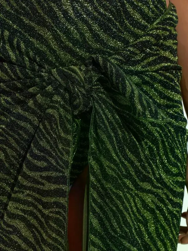 Oseree Zebra-print Lurex Pareo