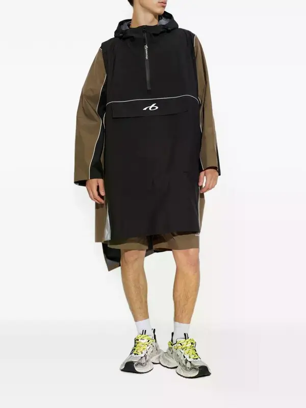 Balenciaga Logo-print Colour-block Hoodie