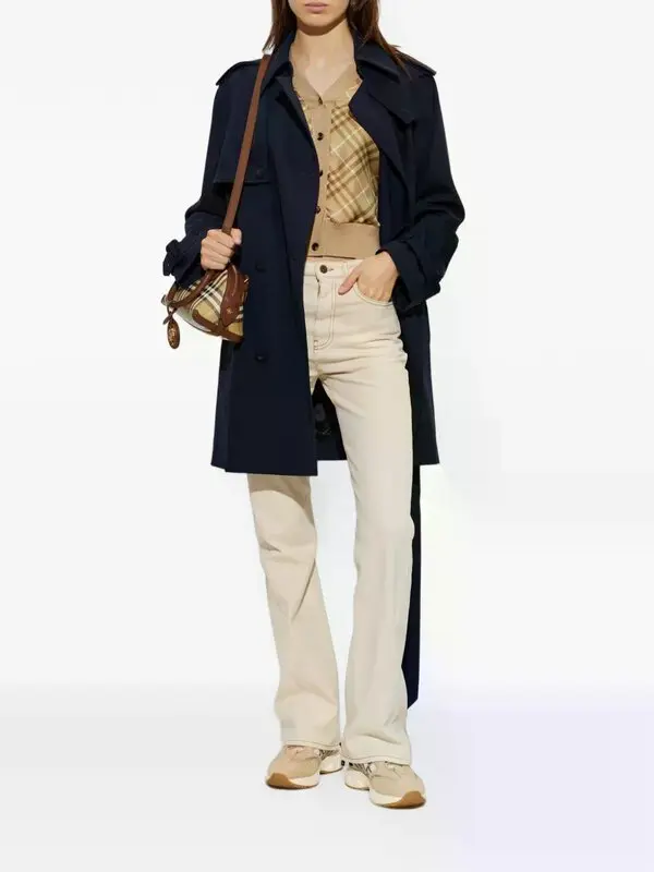 Burberry Latchmere Wool Trench Coat