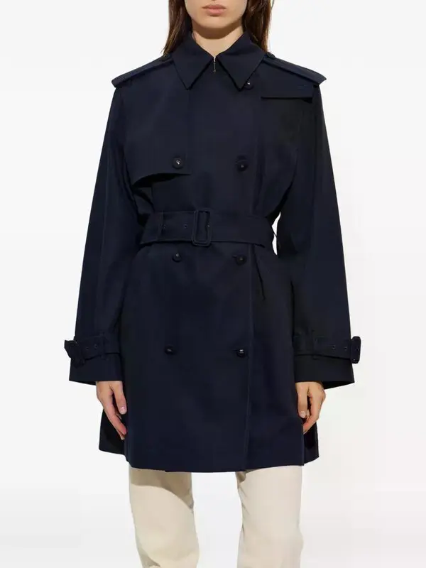 Burberry Latchmere Wool Trench Coat