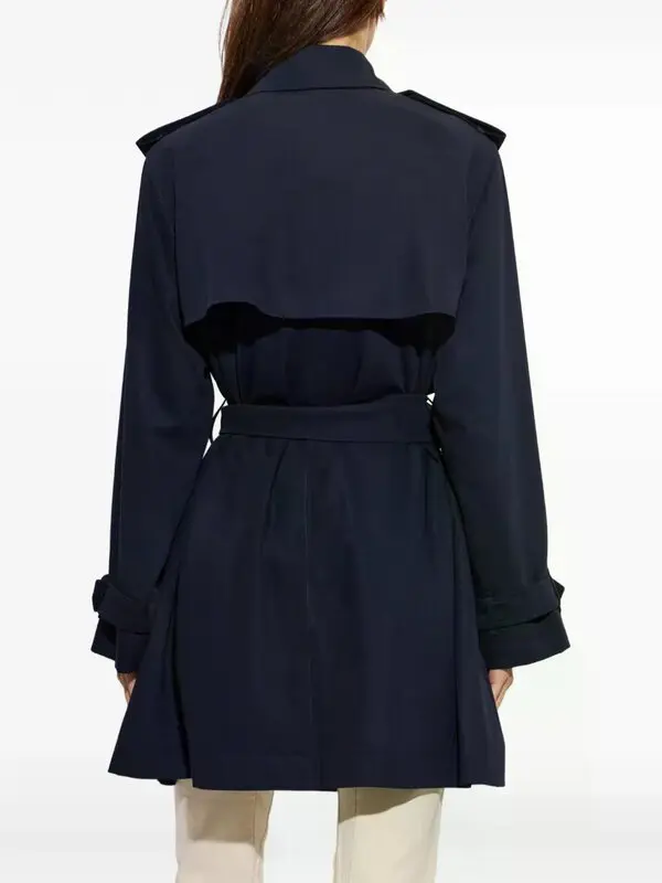 Burberry Latchmere Wool Trench Coat