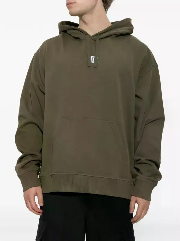 Balmain Logo-detail Drawstring Hoodie