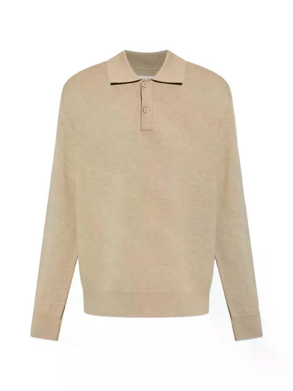 SAMSOE SAMSOE Sanino Long-sleeves Polo Shirt - Neutrals