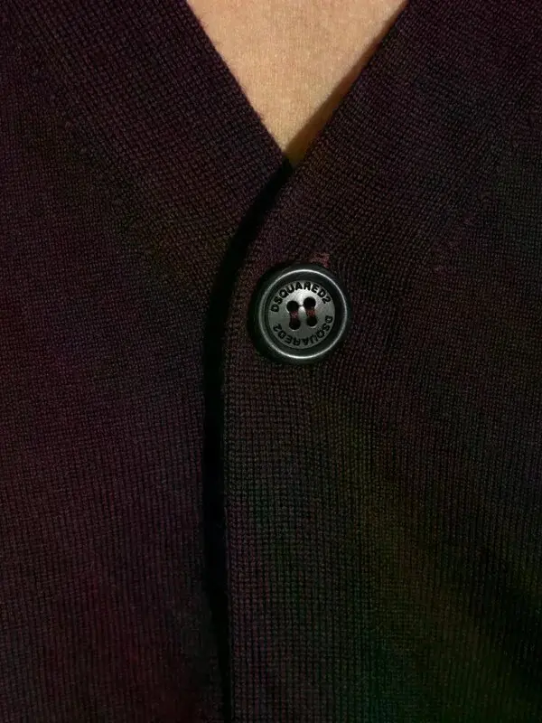 Dsquared2 V-neck Patch-pocket Cardigan