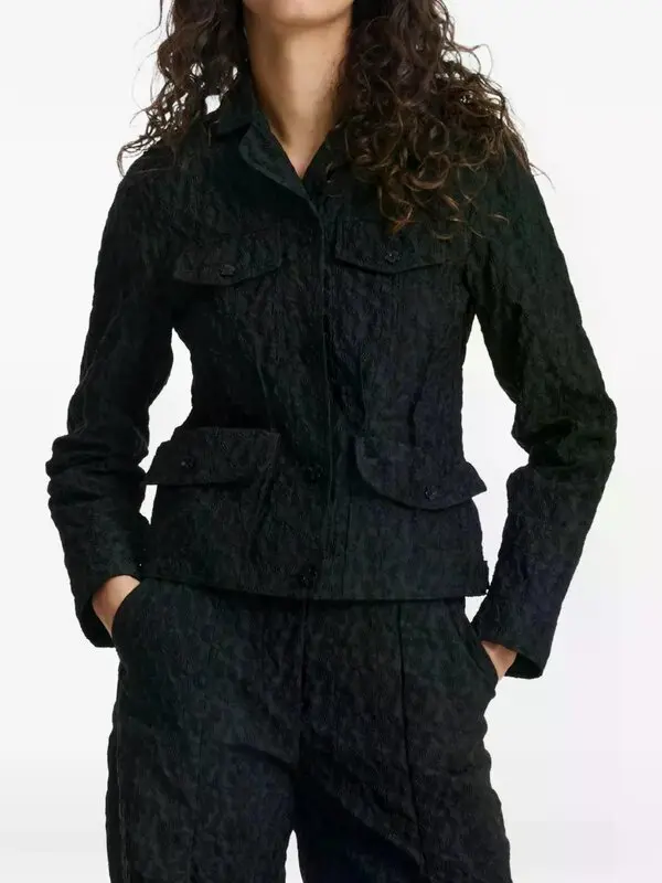 Cecilie Bahnsen Clover Begonia-jacquard Fitted Jacket