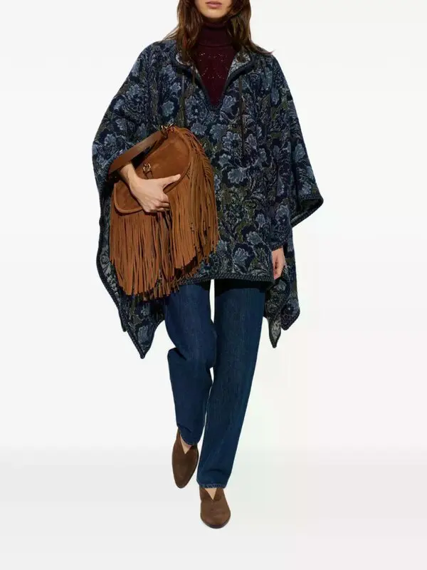 Etro Floral-motif Poncho