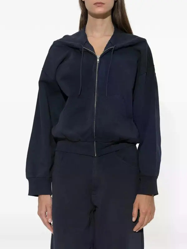 MAISON MARGIELA Drawstring Zip-up Hoodie