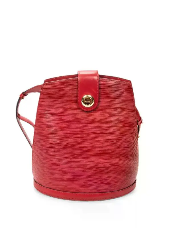 LOUIS VUITTON 1994 Cluny Epi~leather Shoulder Bag - Red