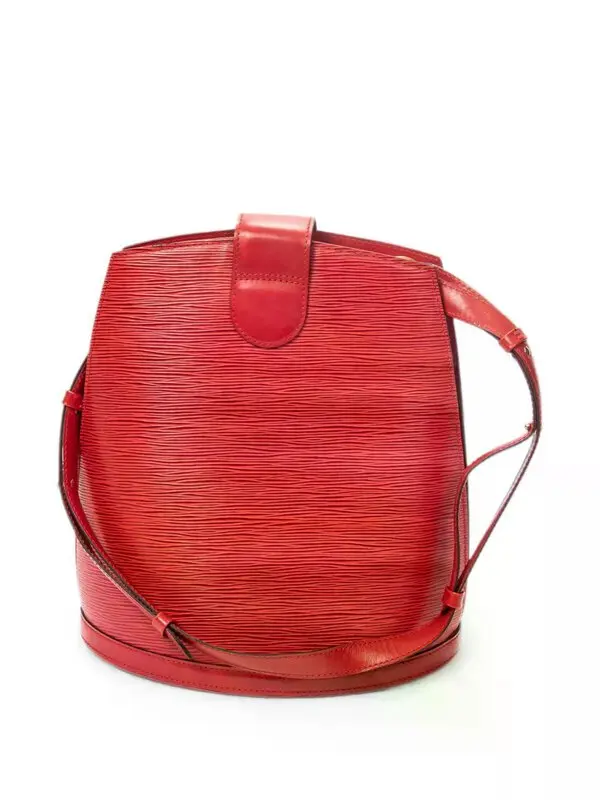 LOUIS VUITTON 1994 Cluny Epi~leather Shoulder Bag - Red