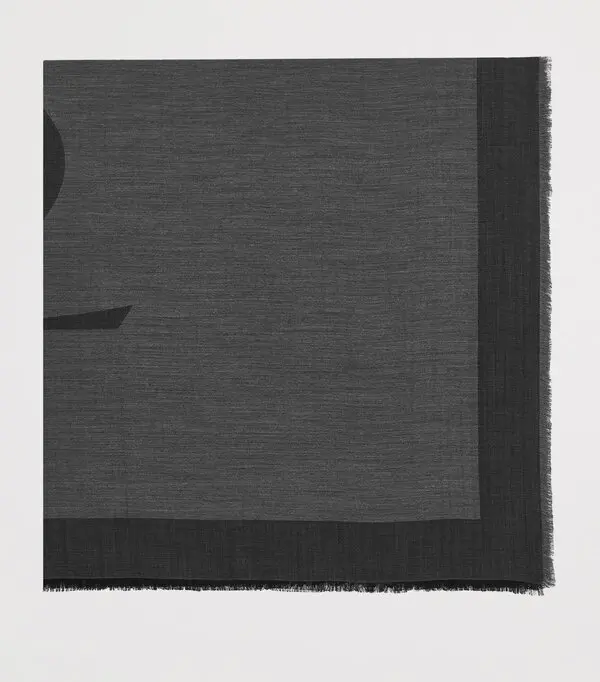 Saint Laurent Cashmere-silk-wool Cassandre Scarf