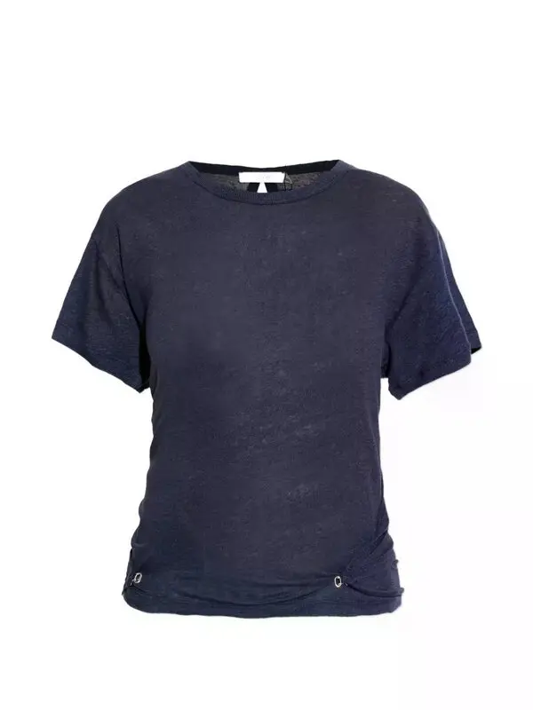 IRO PARIS Wrap-style T-shirt - Blue