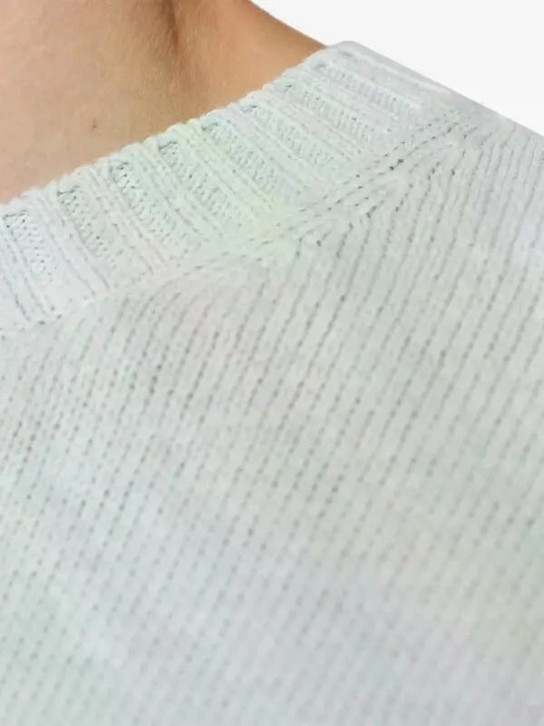 FRAME Crew-neck Ribbed-trim Sweater