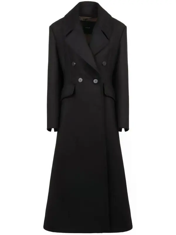 Max Mara Bouquet Coat - Black