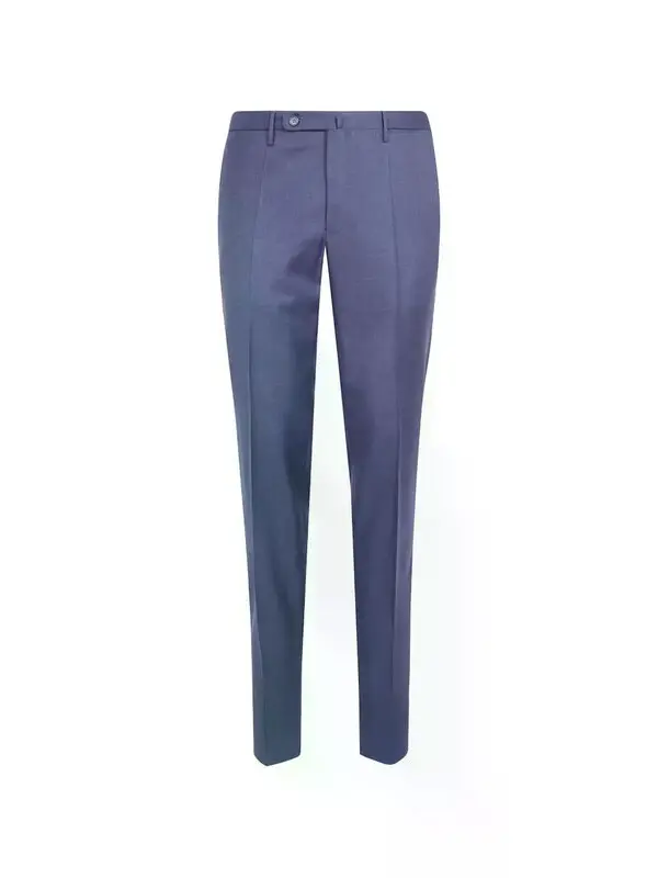 Incotex Pressed-crease Wool Tailored Trousers