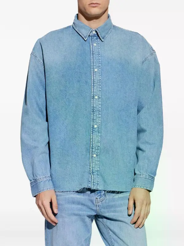 FRAME Raw-cut Denim Shirt