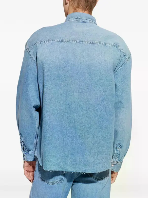 FRAME Raw-cut Denim Shirt