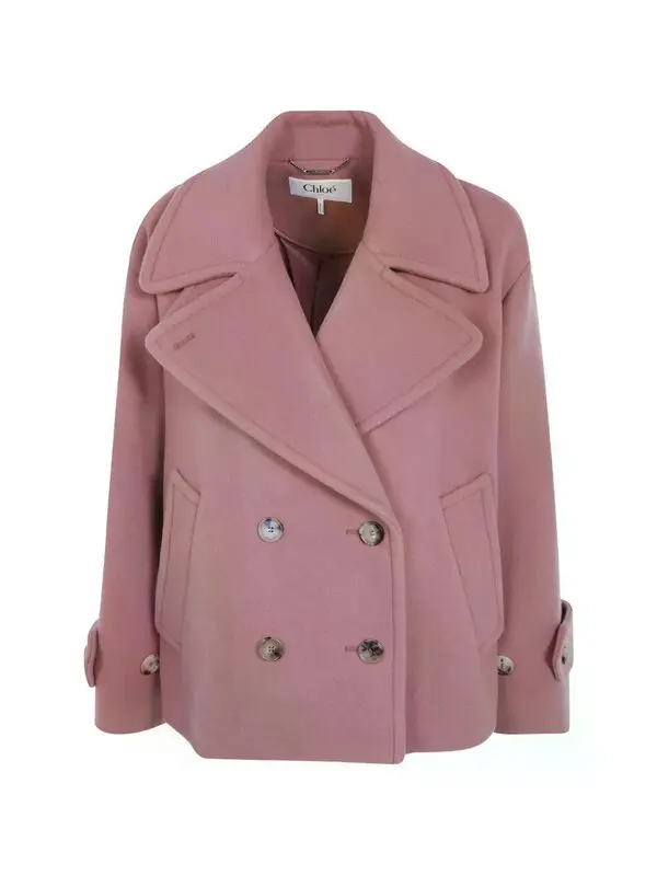 Chloé Wool Double-breasted Coat