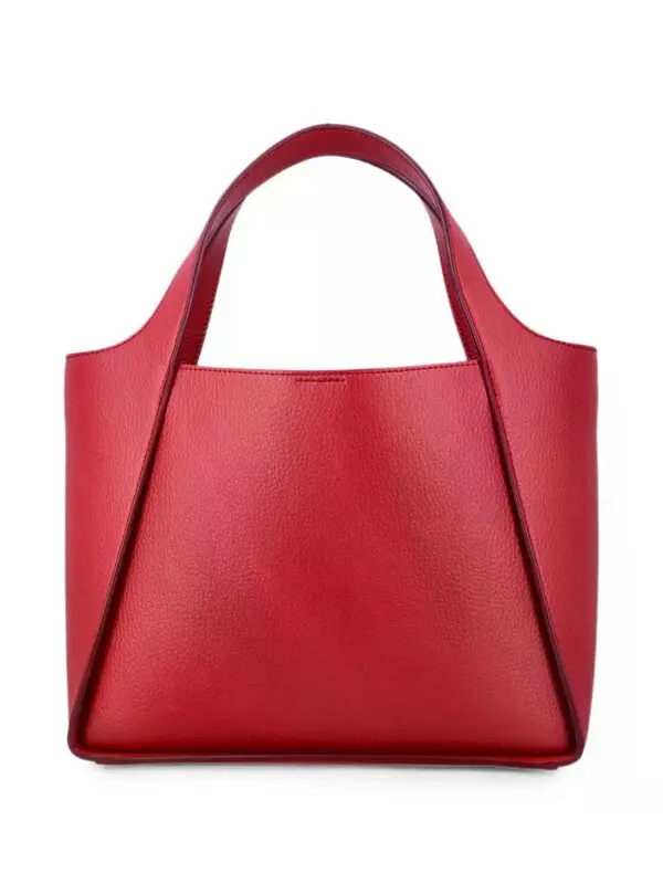 Stella McCartney Perforated-logo Tote Bag - Red