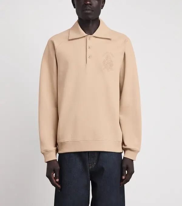 Casablanca Stretch-cotton Spread-collar Sweatshirt